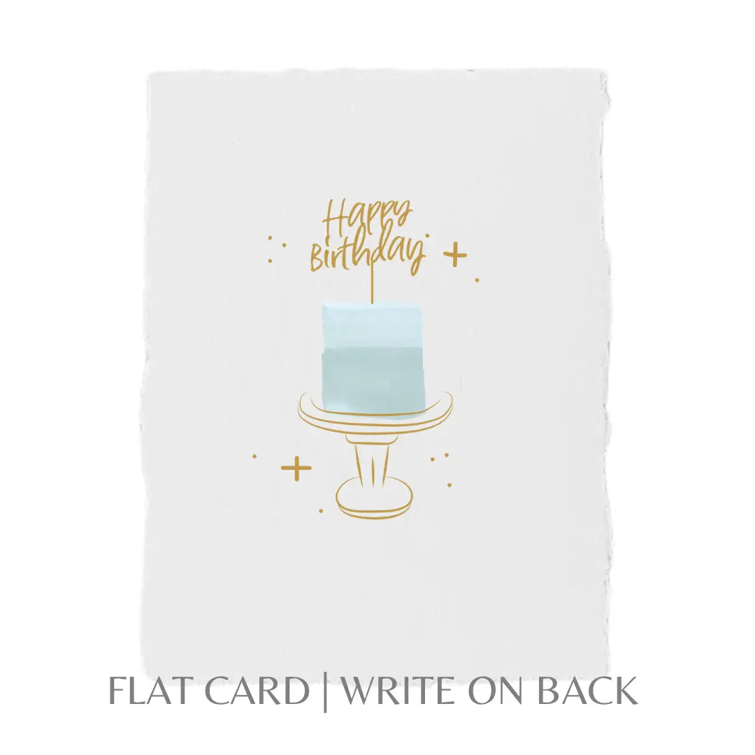 Paper Baristas - "Happy Birthday" Cake Topper Greeting Card – Oliver's ...